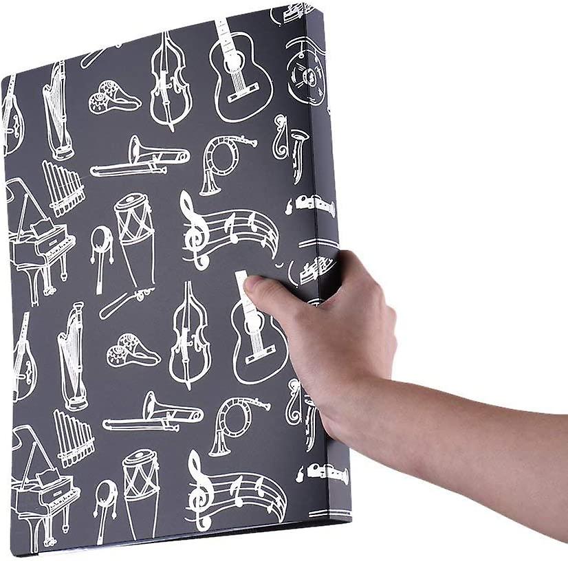Music Folder A4 Size Sheet Music Folder Paper Documents Music Themes 40 ...