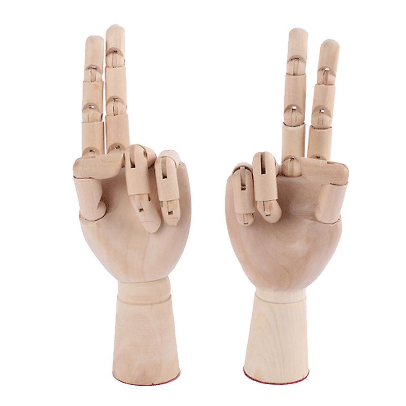 1 Pcs 7/10/12inch Wooden Hand Drawing Mannequin Hand Movable Limbs ...