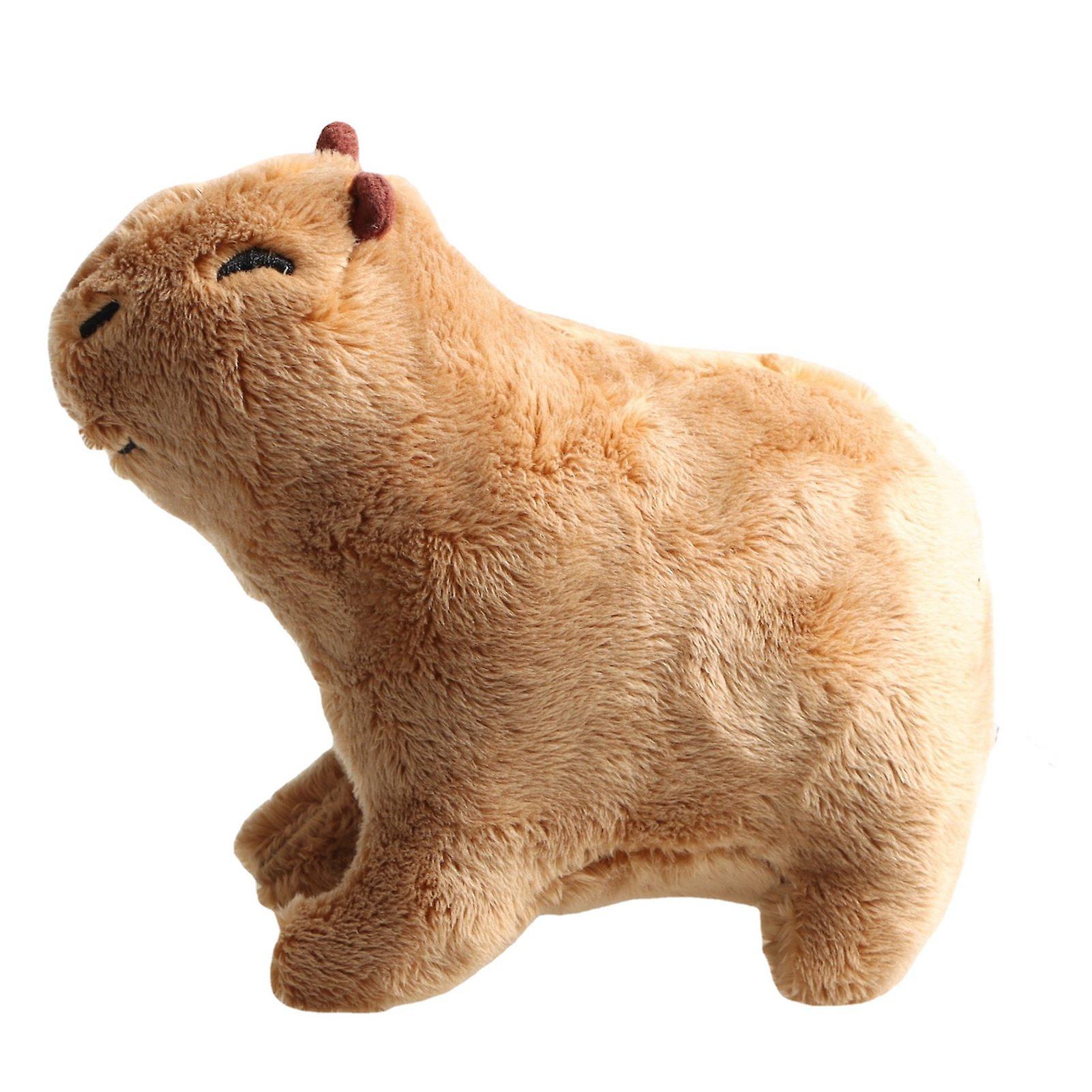 Capybara Plush Doll Cute Animal Simulated Stuffed Capybara Toy Doll For ...