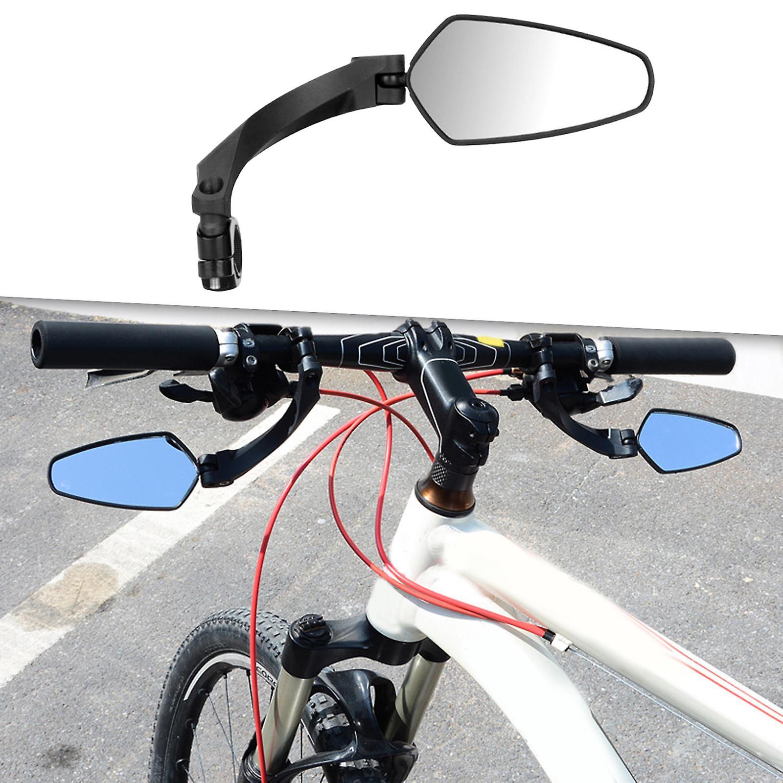 Road Bike Mirror Bicycle Rear View Mirrors Adjustable Rotatable Safe ...