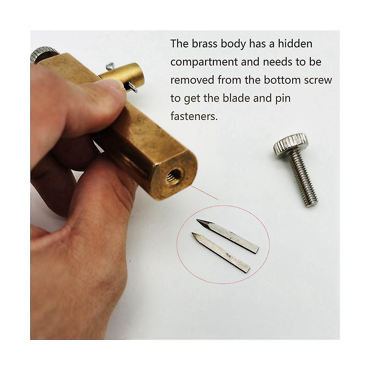 New Violin Making Tools Brass Purfling Inlay Inlaid For Groove Maker ...