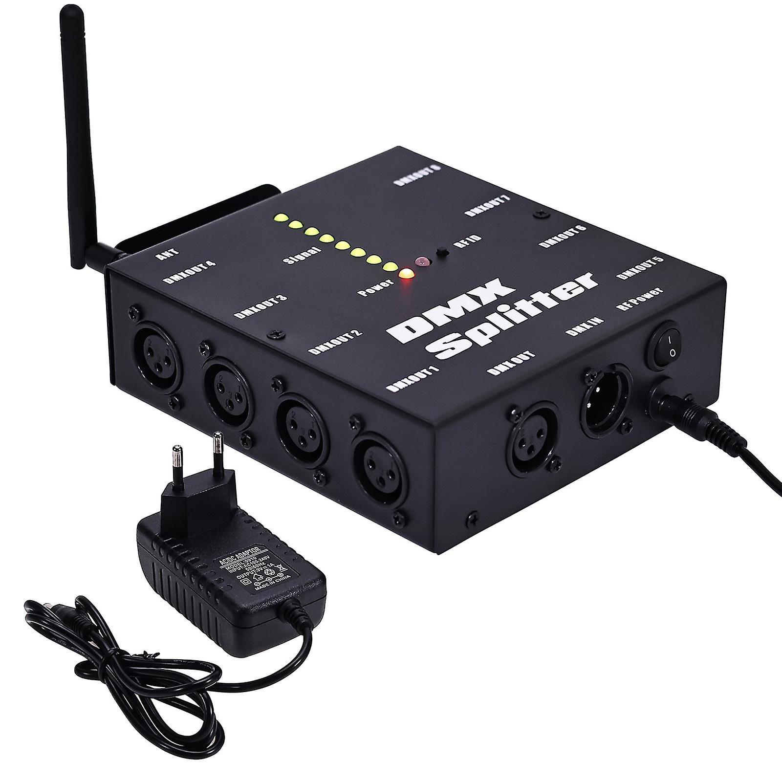 Dmx Splitter Distributor Optical Splitter 8 Way Professional Wire Less ...