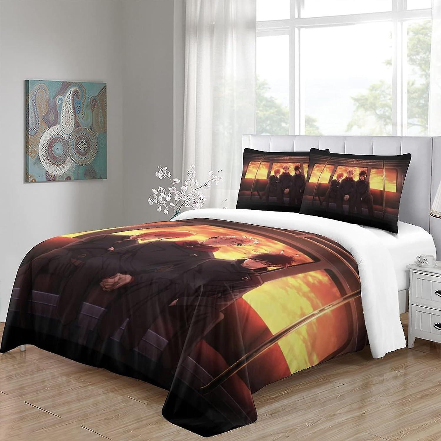Jujutsu Kaisen Duvet Cover Set 3D Printe Anime Gojo Satoru Bedding ...
