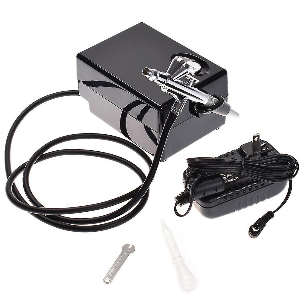 New precision dual-action airbrush spray gun mini air compressor craft ...