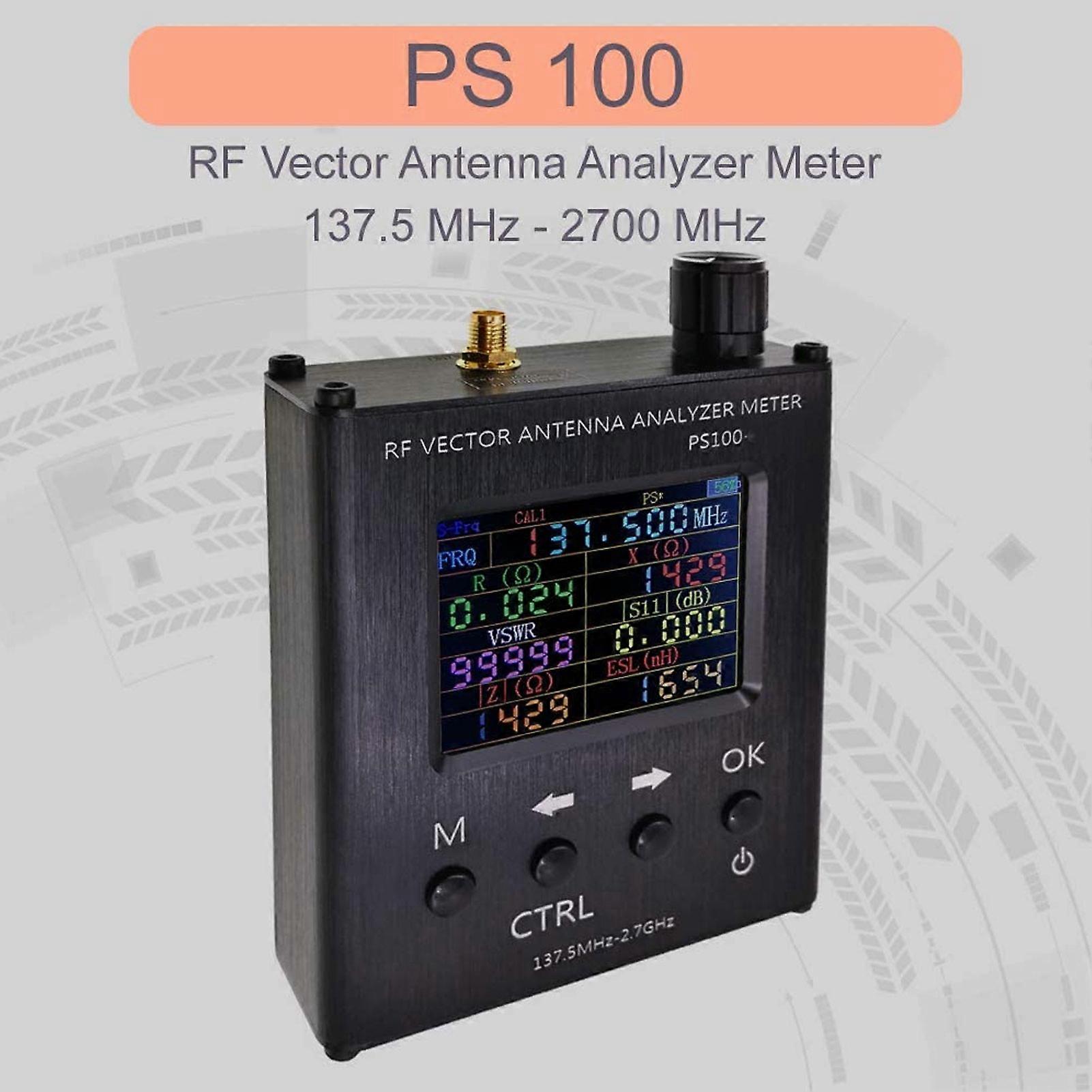 RF Antenna Analyzer 137.5MHz To 2.7GHz UV Impedance Reactance SWR S11 ...
