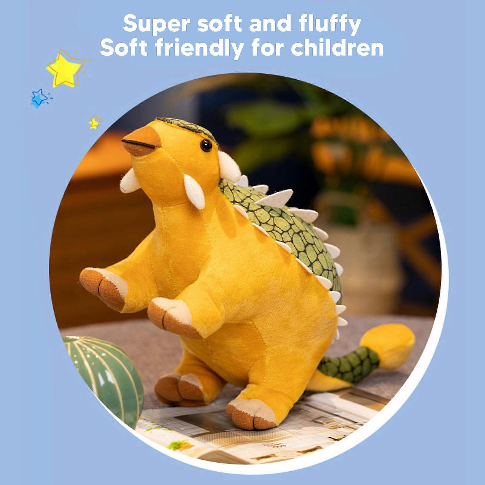 Soft Dinosaur Toy Realistic Stress Reduction Stuffed Dinosaur Doll for ...