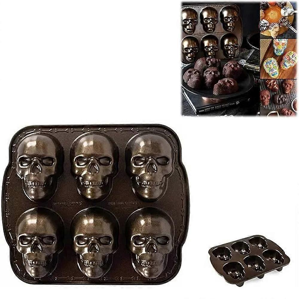 Skull Molds For Baking Skull Baking, Halloween Skull Baking Pans Skull ...