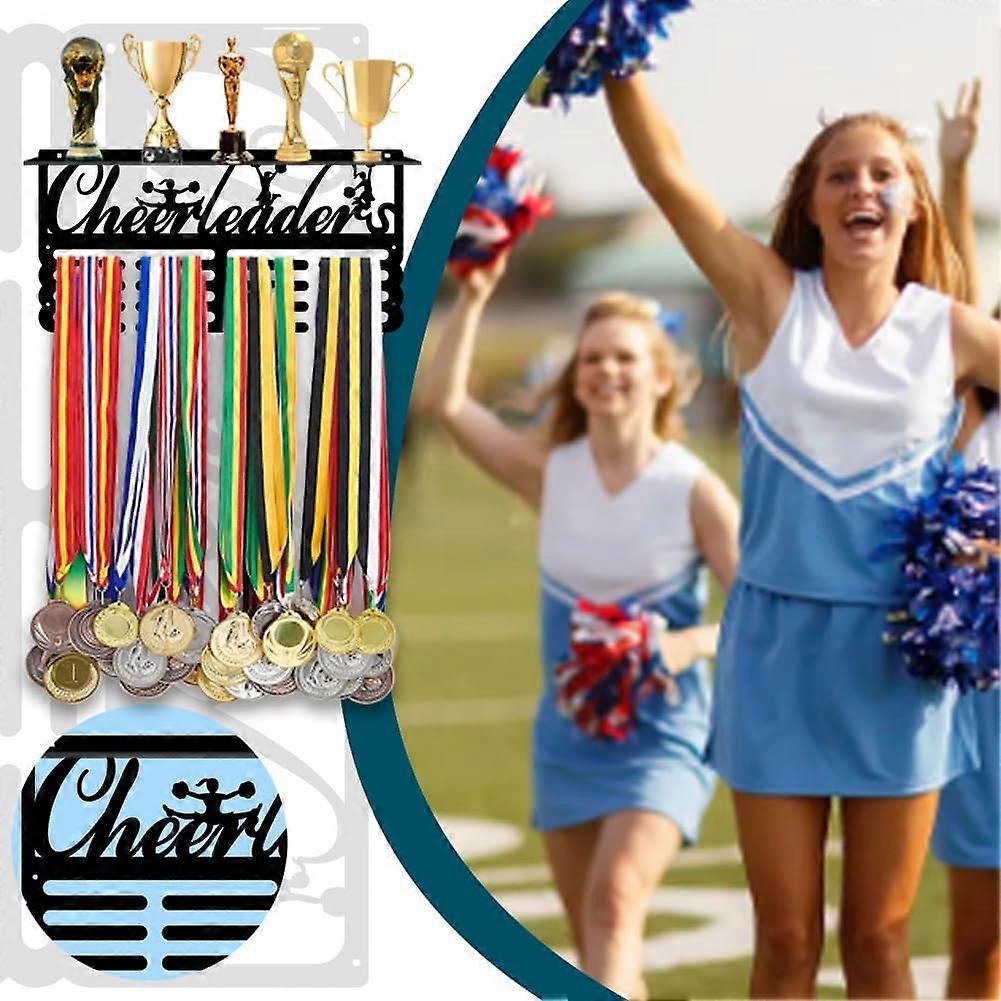 Medal Hanger Display Trophy Holder Trophy Display Hanger Rack Easy to Install Black Wall Mount ...