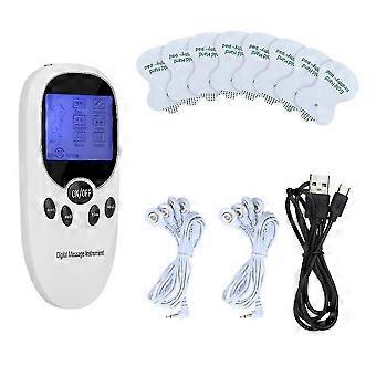 1pcs Digital Electronic Dual Output Massager Muscle Stimulator Pain ...