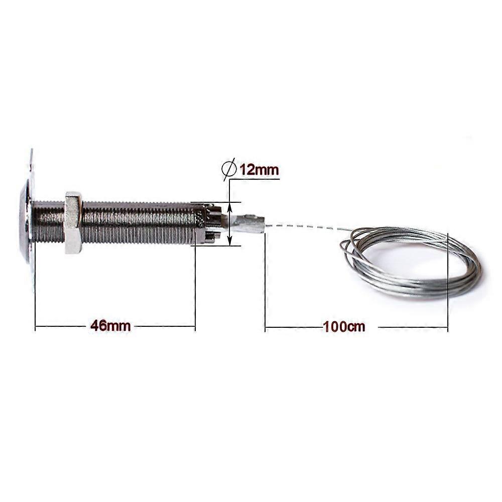 Secure Universal Garage Door Emergency Lock Core Pulling Lock Steel ...