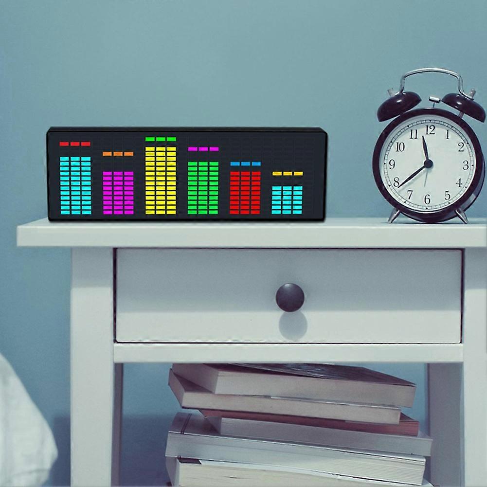 LED Music Spectrum Rhythm Lights Voice Sensor 1624 RGB Atmosphere Level ...