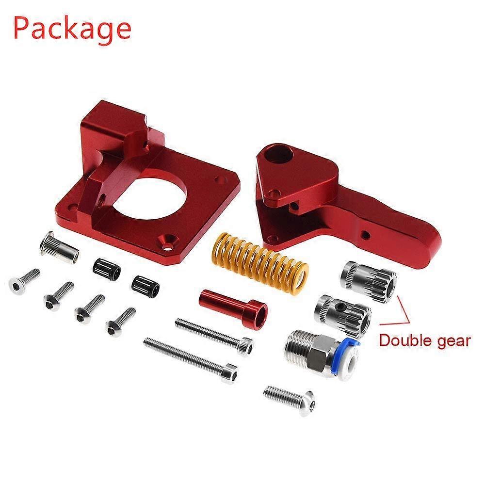 TCGG-Dual Gear Extruder, Works with Creality Ender 3 CR 10 CR 10 Pro CR ...