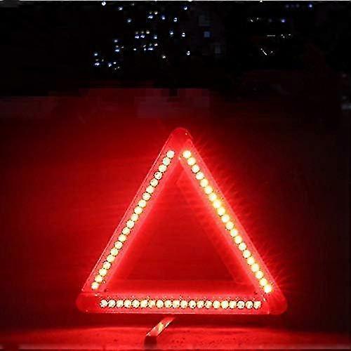 Foldable Warning Triangle Led Safety Car/roadside Reflective Emergency ...