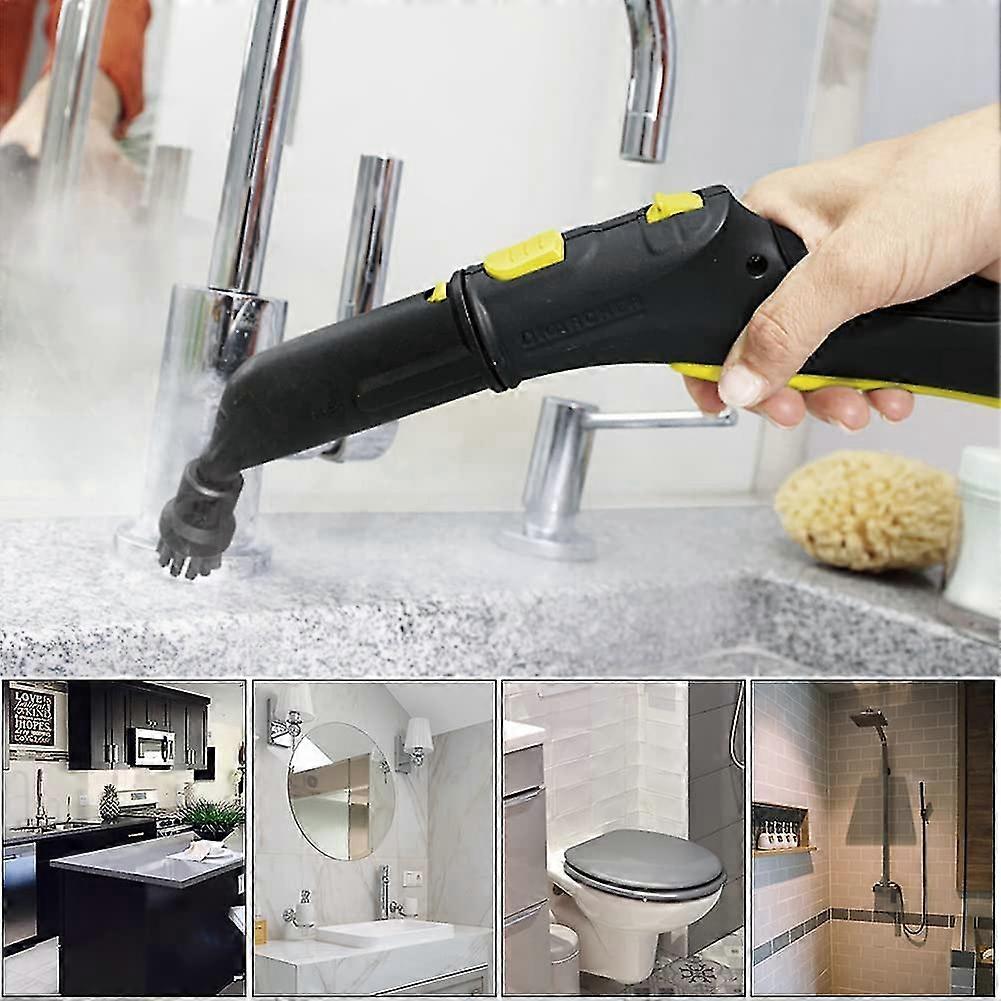 5 Piece Round Brush Set, Nozzle Round Brush For Steam Cleaner Sc1 Sc2 ...