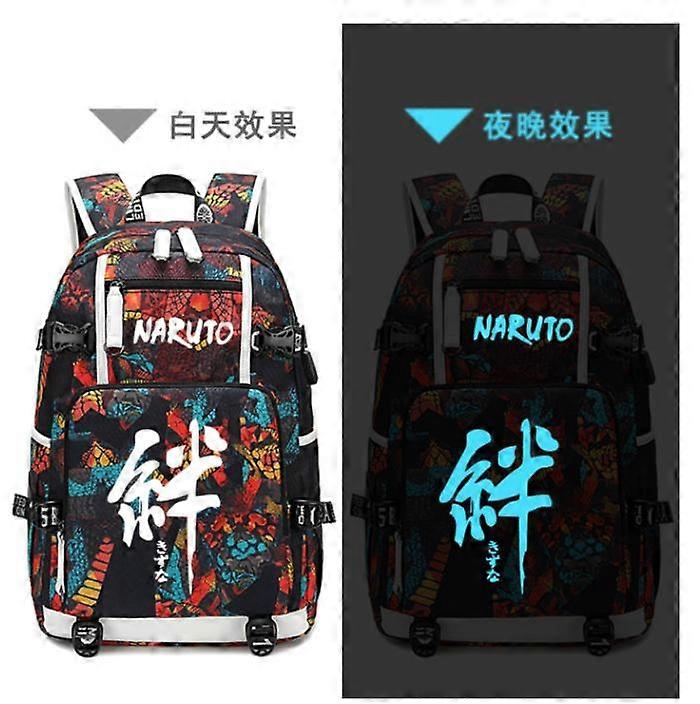 NARUTO Hokage Sharingan Mochila Luminosa Mochila Ninja Narutoes Uzumaki ...