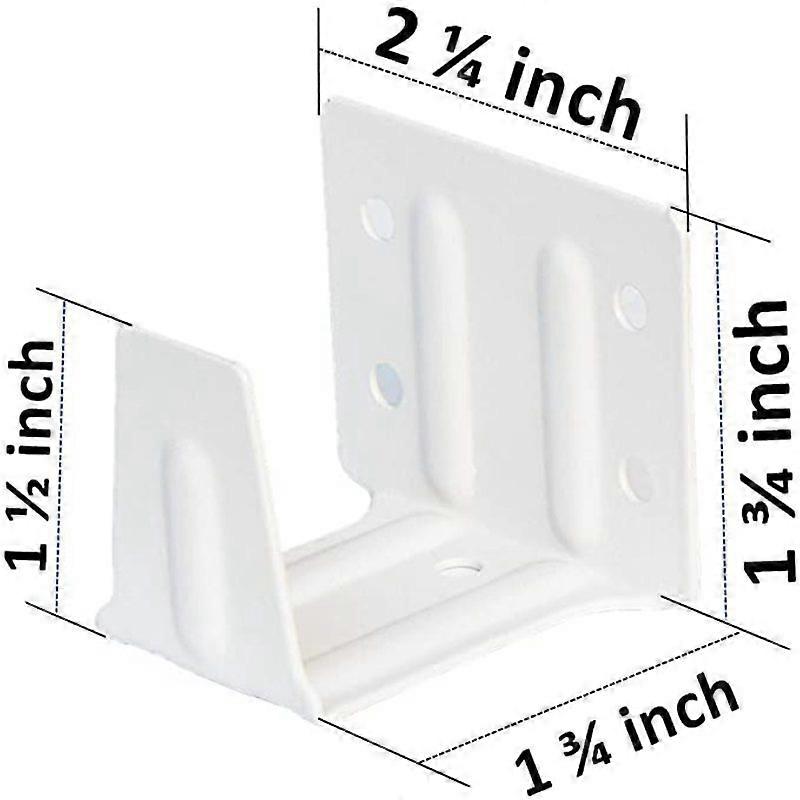 2 Pack Center Support Bracket White Color for 2 Low Profile Window ...