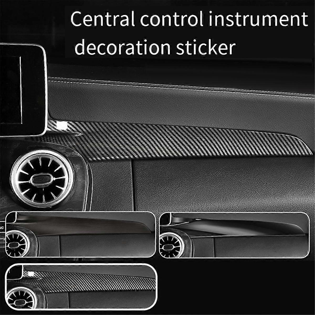 Car Center Control Panel Dashboard Strips Trim for C-Class W205 C180 ...
