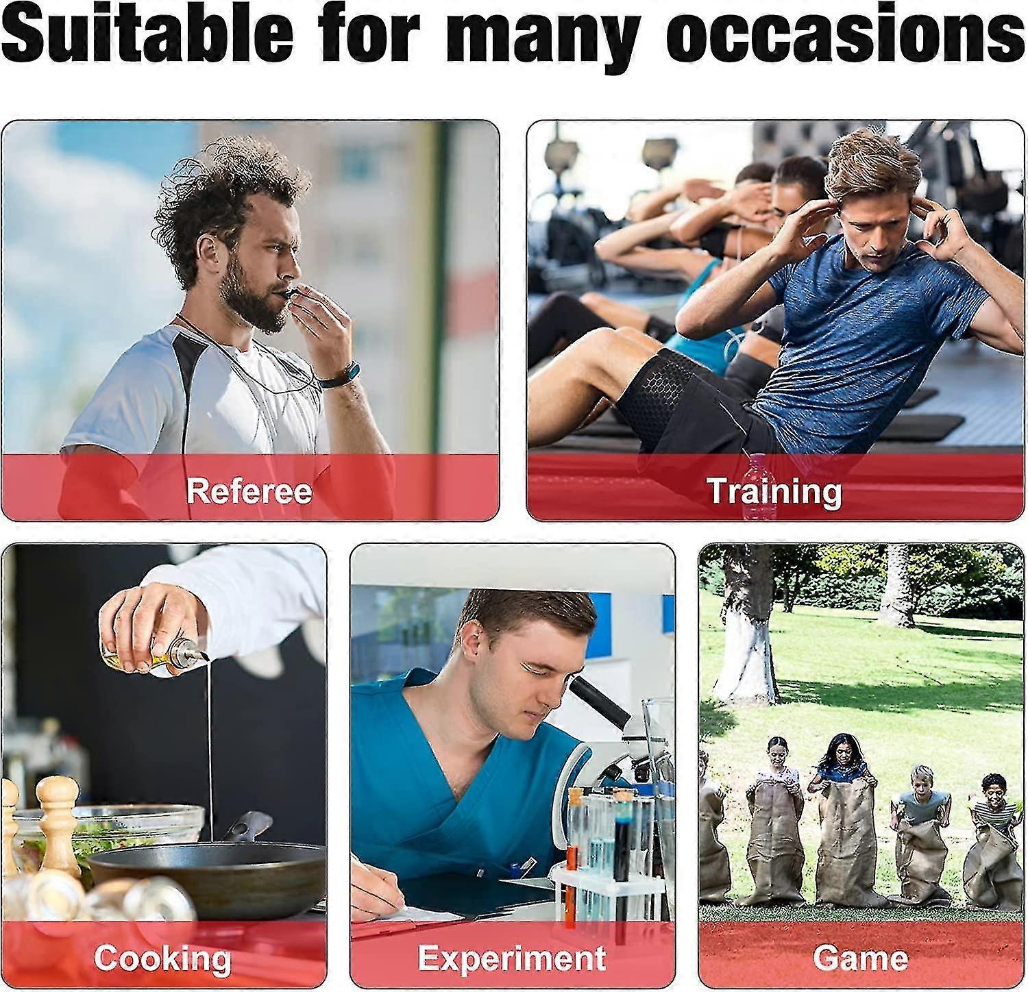 3 Pieces Sports Stopwatch Timer Multi-function Sport Digital Stopwatch ...