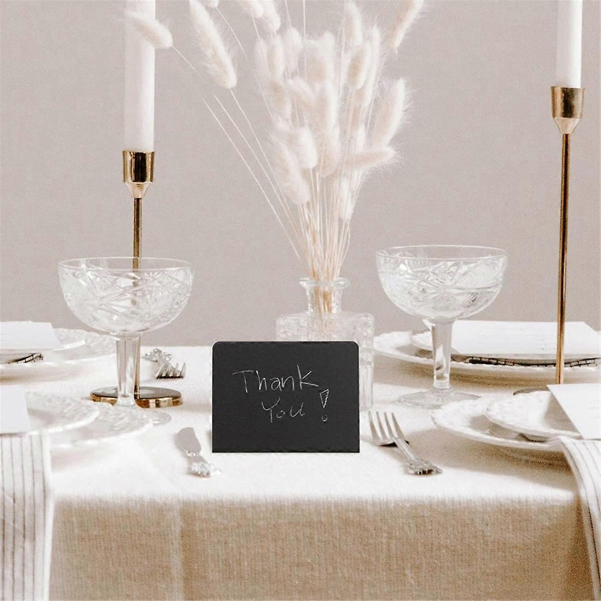 20Pcs Table Signs Food Board Buffet Party Labels Message Blackboard ...