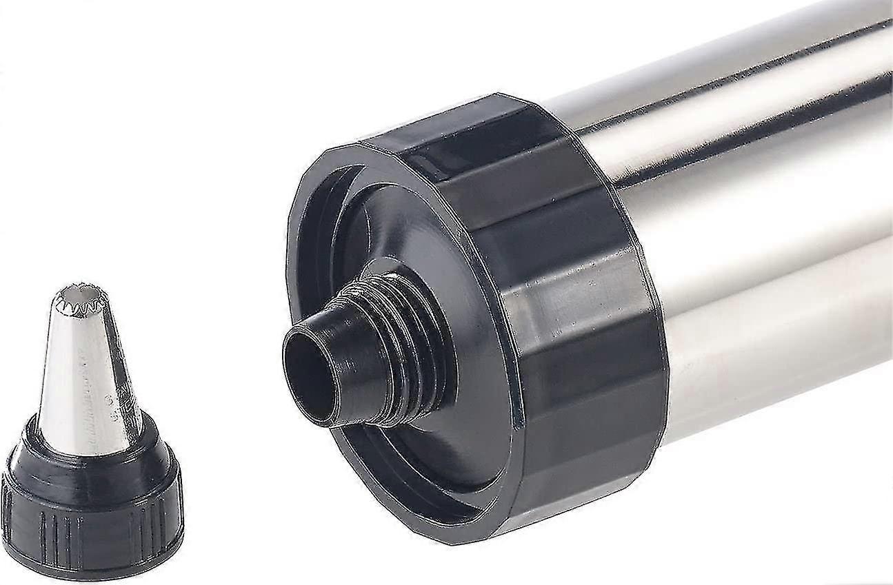 Baking Syringe: Stainless Steel Pastry Press & Topping Syringe With 8 ...