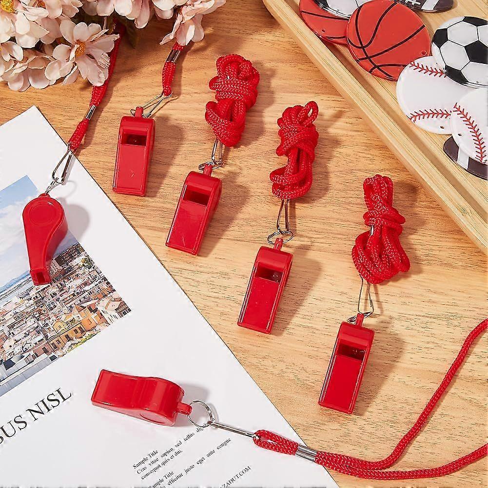 12 Pcs Professional Sports Whistle Plastic Referee Whistles Loud Crisp ...