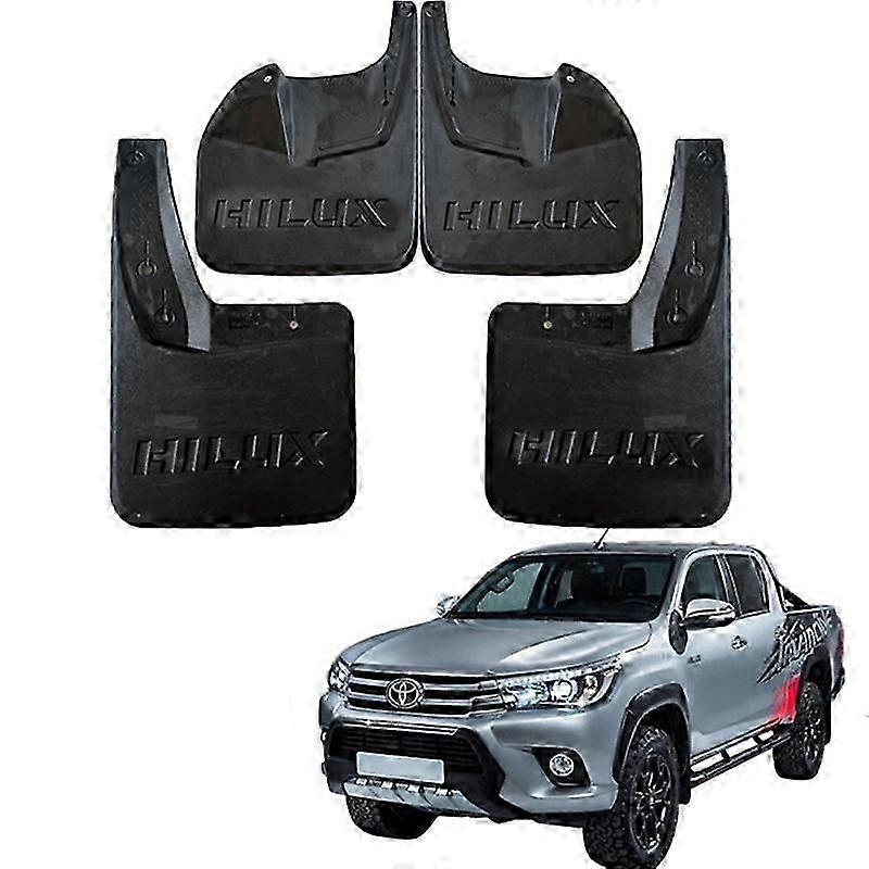 Car Mud Flaps Mud Guard For Toyota Hilux Revo 4wd 2015 2016 2017 2018 ...