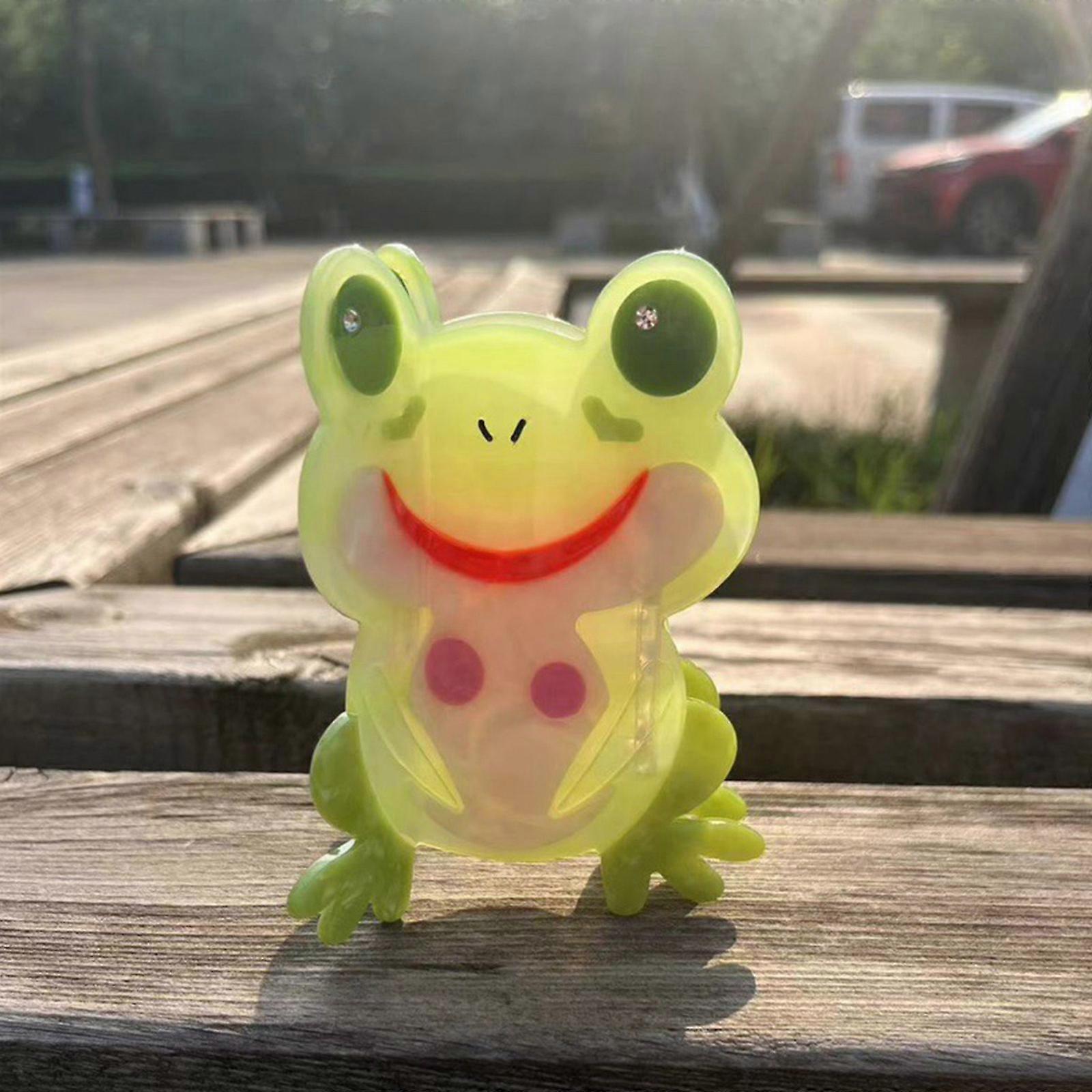 Girls Ponytail Holder Fun Hair Catch Y2K Headdress Cute Frog Harajuku ...