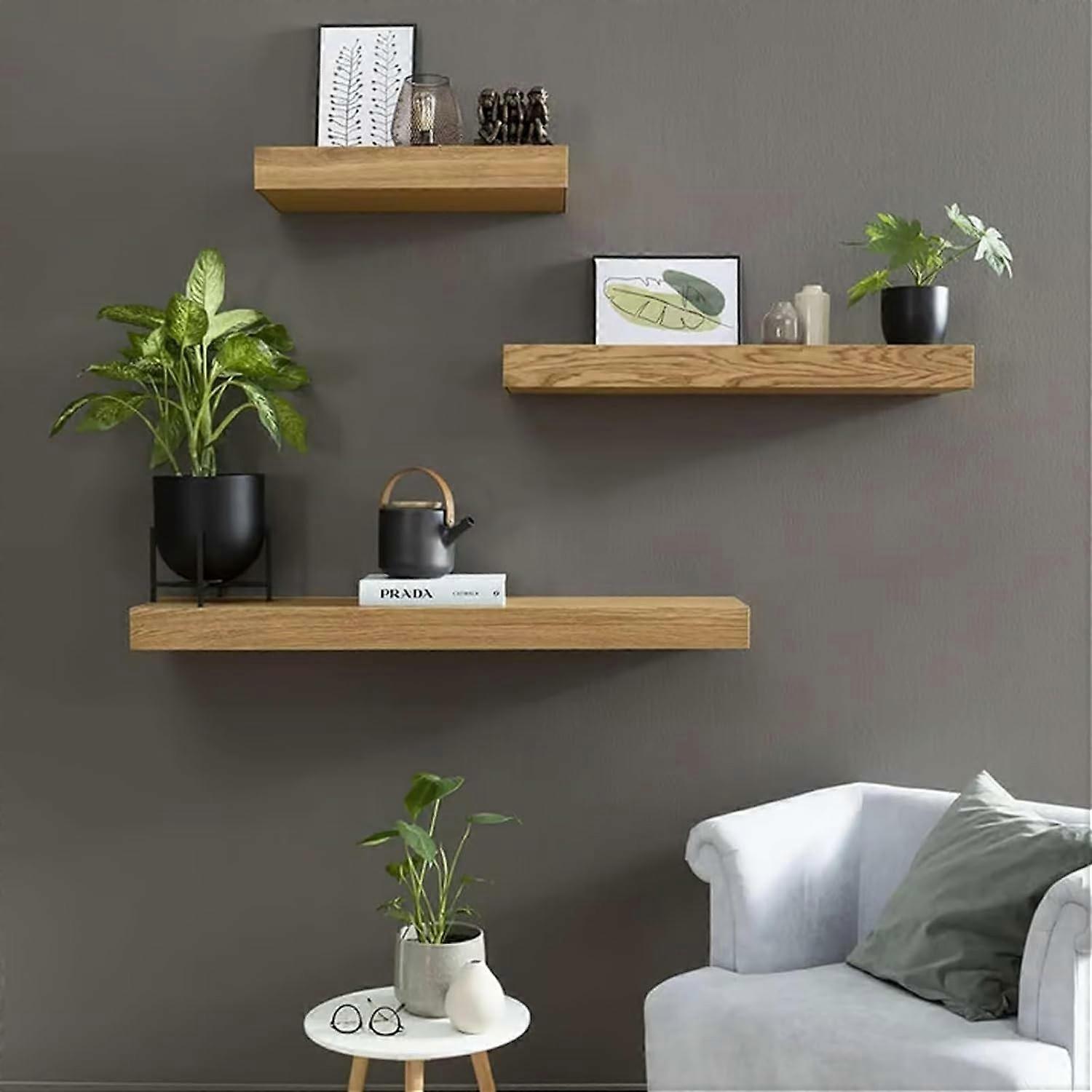 Wall Mount Floating Shelf Hidden Storage Box Secret Compartment ...