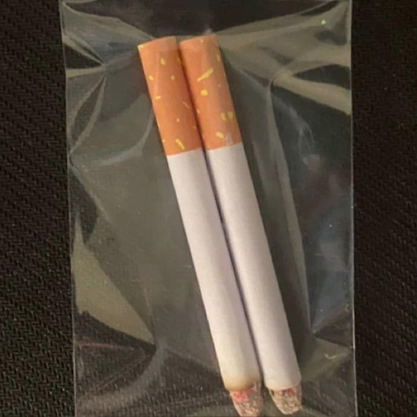 2-Pack Realistic Fake Cigarettes for Stage Smoke, Prank & Halloween ...