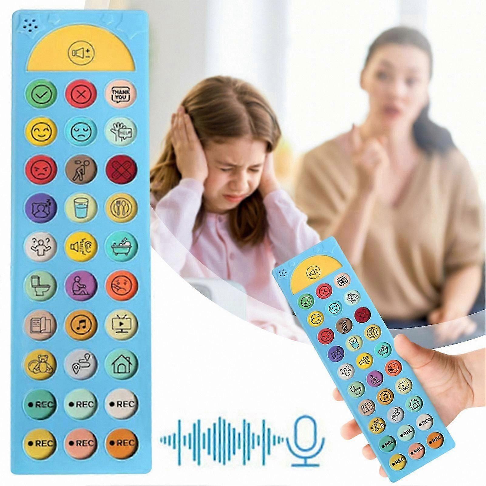 Speech Therapy Communication Aid with 6 Programmable Buttons for ...