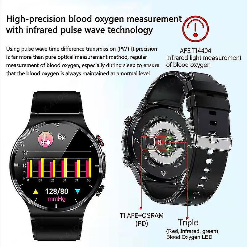 2022 Ecg+ppg Watch Men Pressure Rate Watches Ip68 Fitness Tracker Watch ...