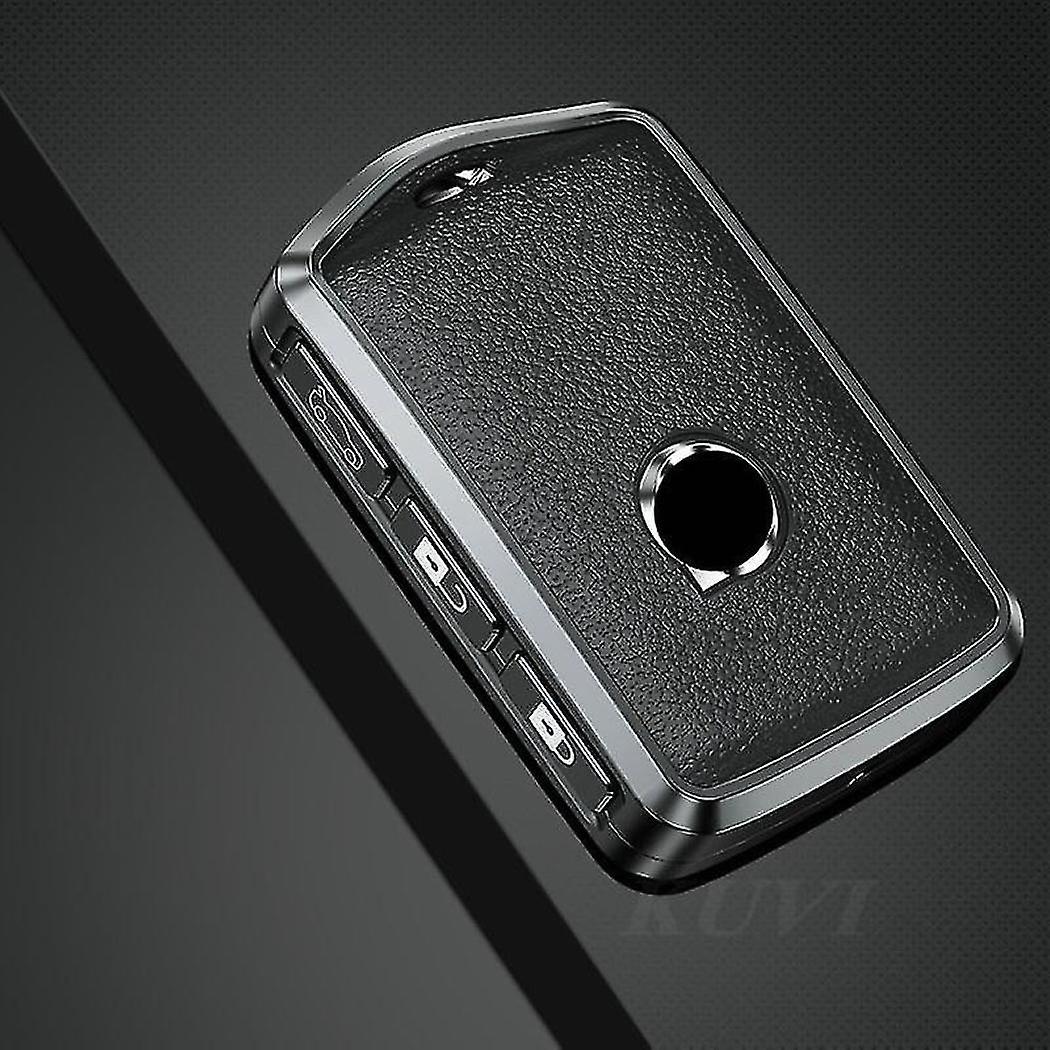 Metal Leather Car Remote Key Case Cover Shell For Volvo S60 S90 Xc40 ...