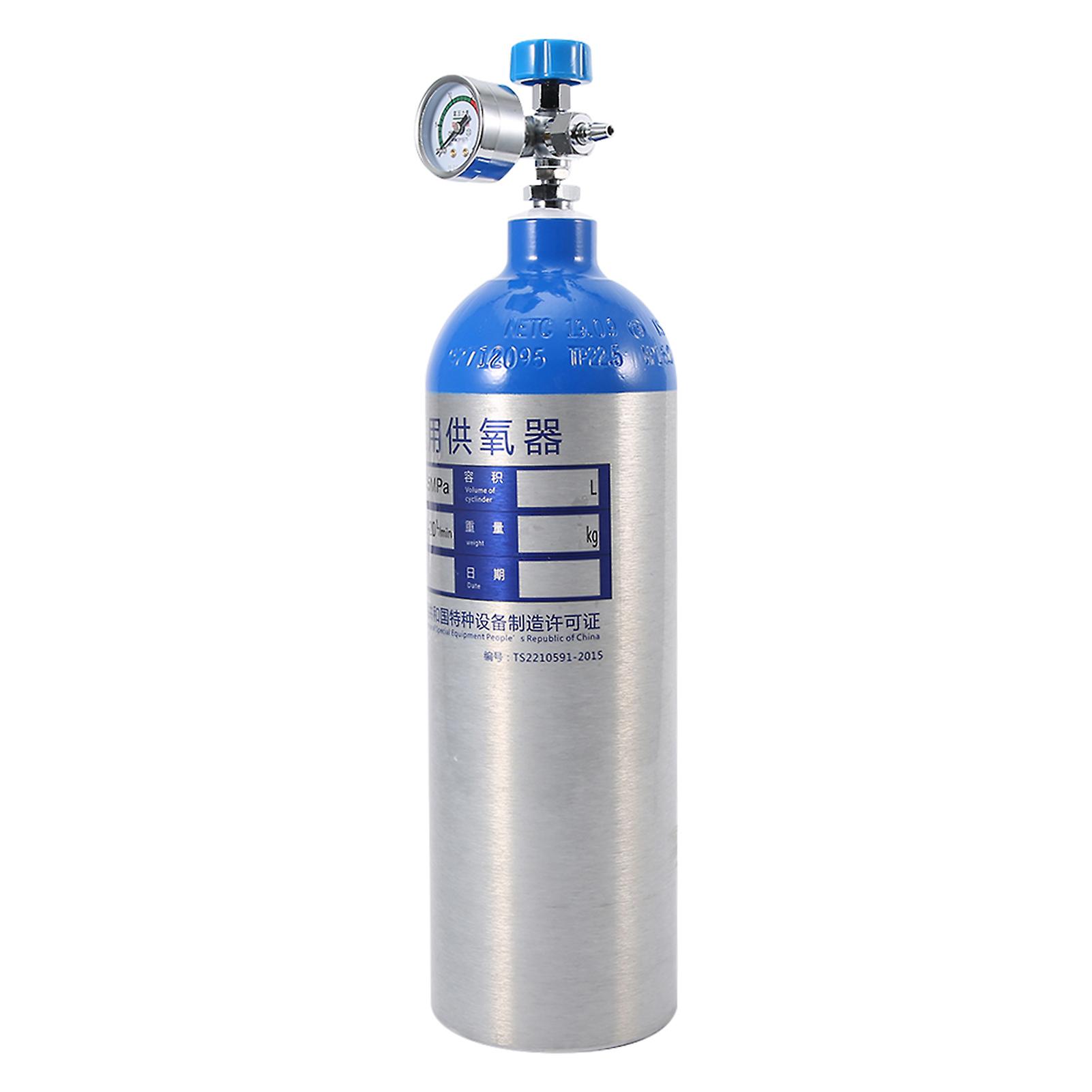 2L Household Portable Oxygen Cylinder Elderly Patient Oxygen Bottle ...