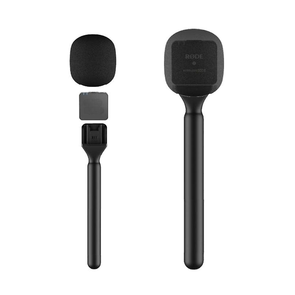Microphone Handheld Adapter Interview Handheld Microphone Handle Grip ...