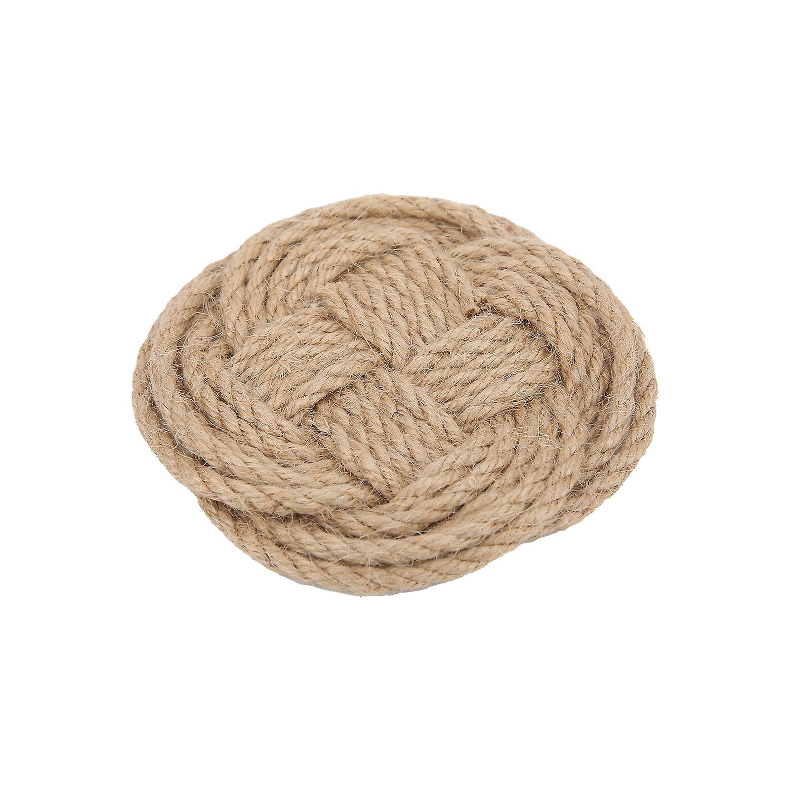 Braided Cup Coasters Absorbent Woven Cotton Drink Coasters for Kitchen ...