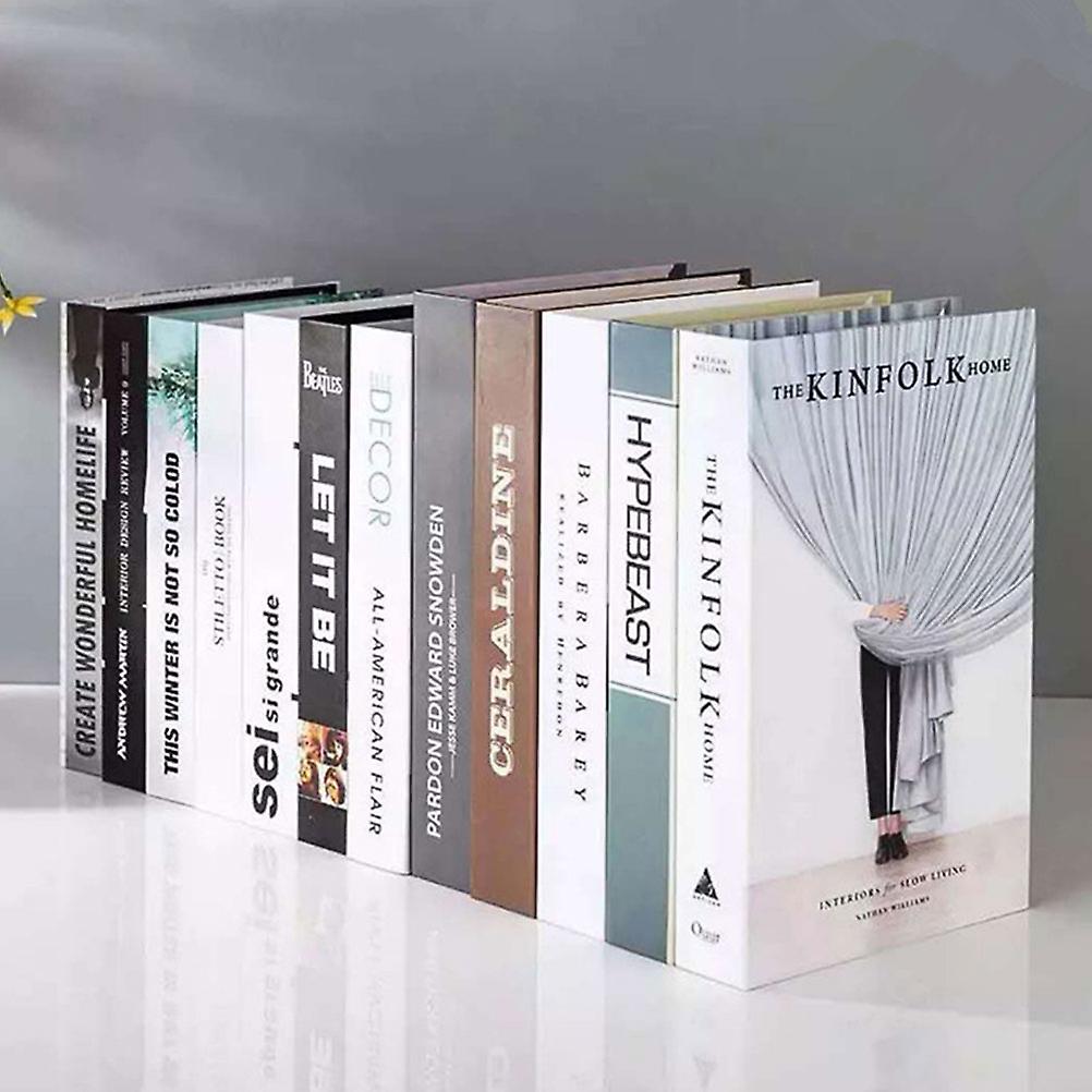 3pcs Modern Book Model Simulation Book Elegant Ornament Office Fake ...