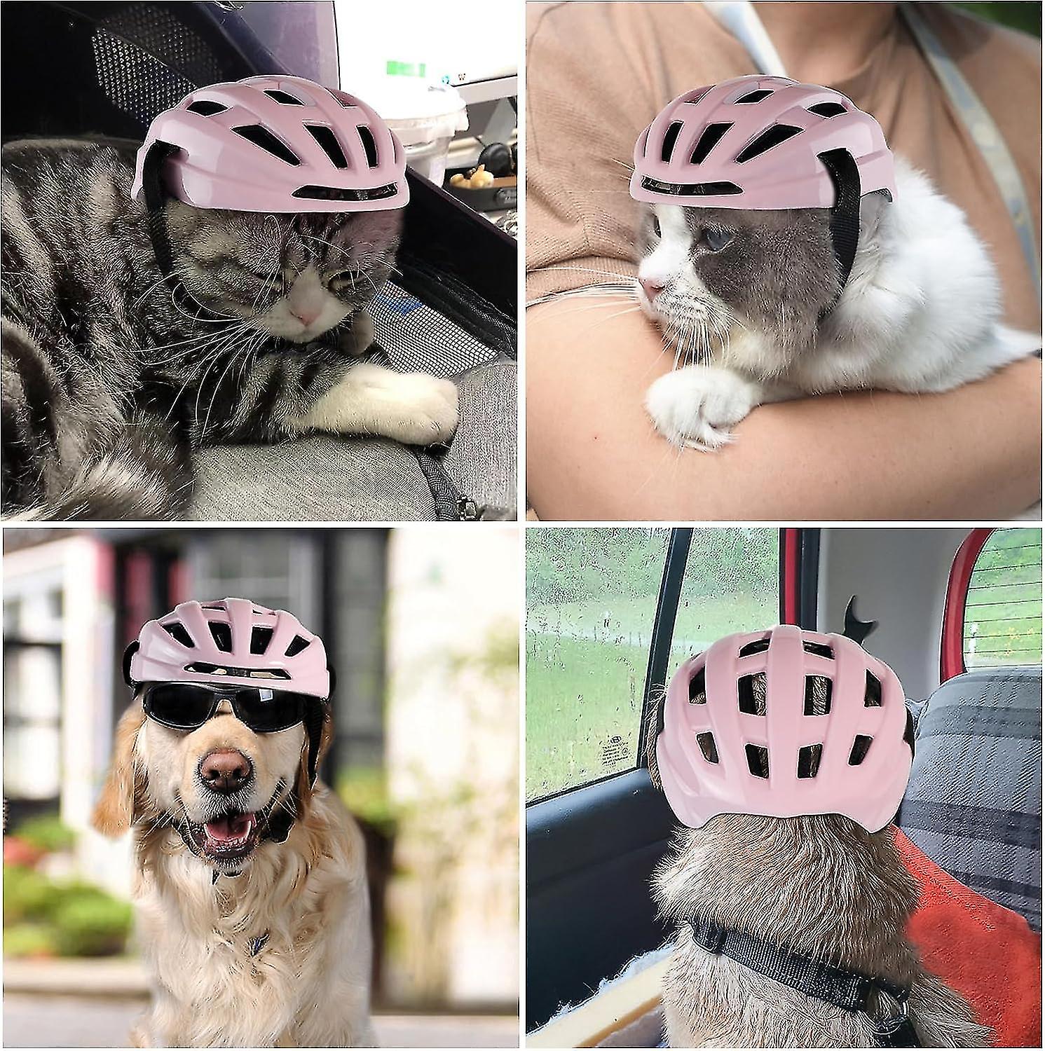 Dog Helmets For Small Medium Dogs, Ventilated Dog Motorcycle Helmet ...