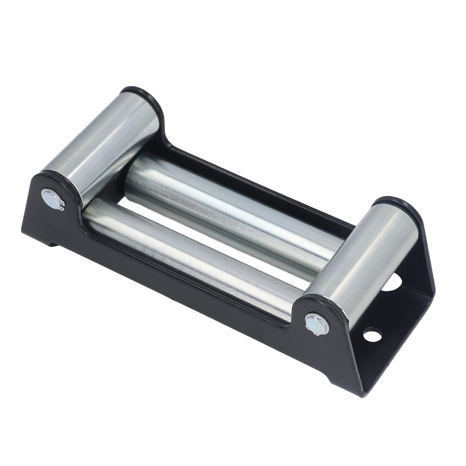 Winch 4 Rollers Fairlead 12000lb Steel and Iron Electric Winch Roller Fairlead Cable Guide ...