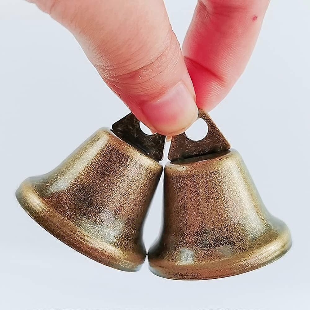 Vintage Bronze Jingle Bell 20 PCS 38MM Antique Bronze Vintage Jingle ...