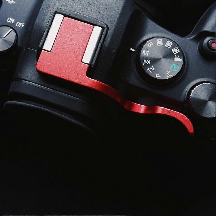 Metal Thumb Rest, Thumb Grip with Leather Sticker, Hot Shoe Cover for ...