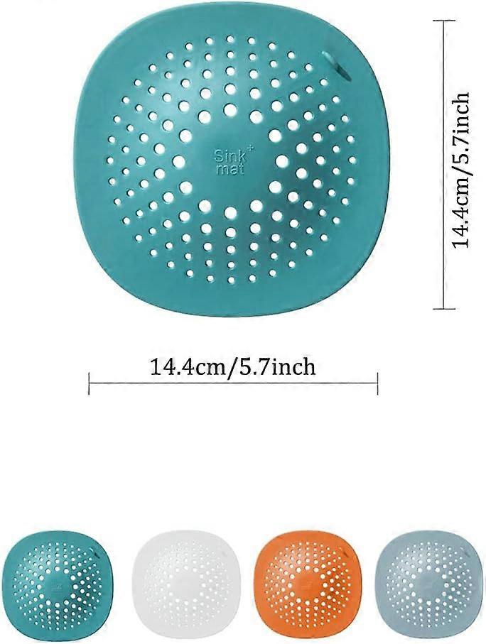 4 Pack Silicone Drain Filter Sink Hair Catcher Hair Filter Shower Sink ...