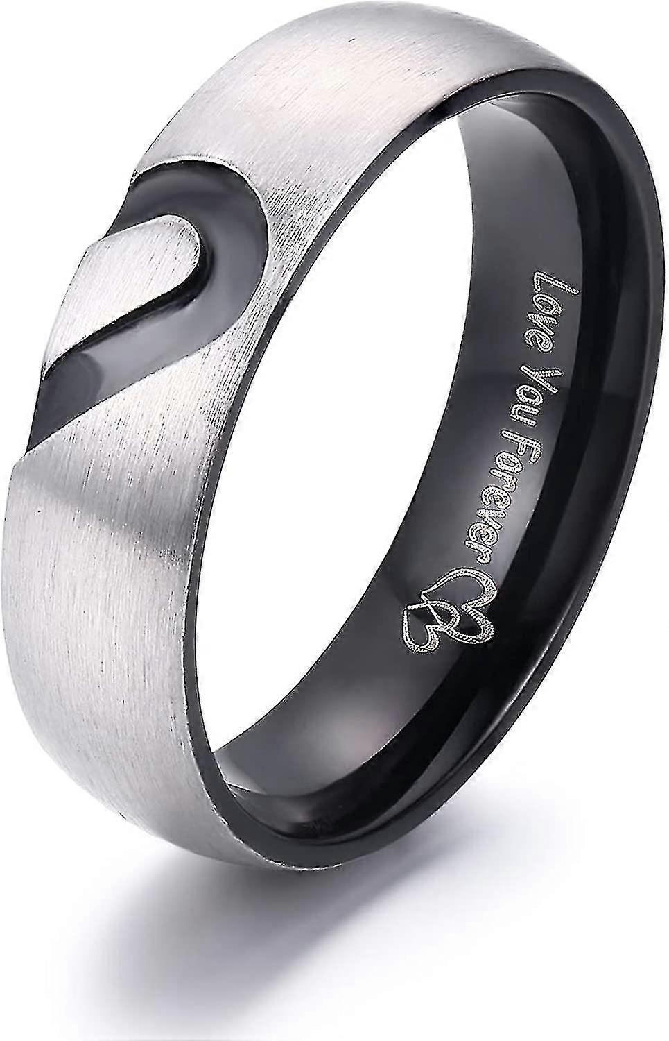 Matching Promise Rings For Couples Love You Forever Wedding Bands Sets ...