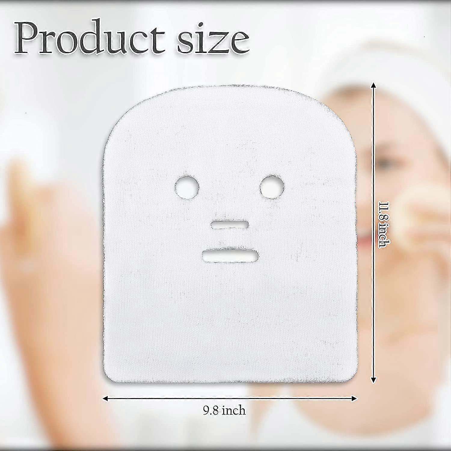 Facial Gauze Mask Pre Cut Cotton Face Cover Soft Gauze Face Mask For ...