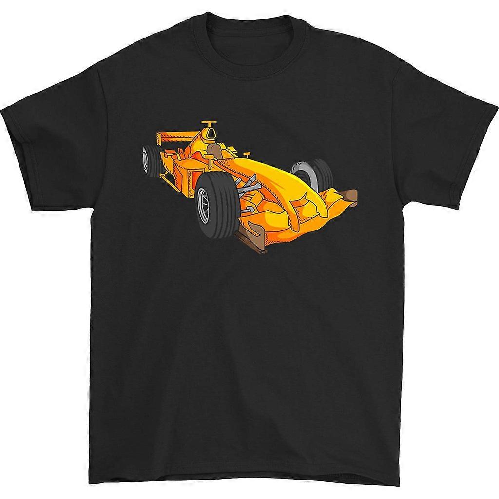 Yellow Race Car T-shirt | Fruugo UK