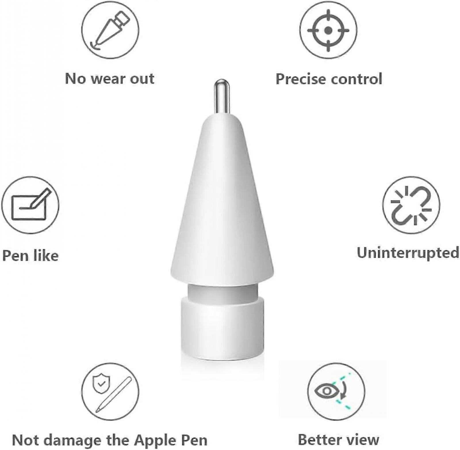 Upgraded Replacement Tips for Apple Pencil, Mix Metal Tips for Apple ...