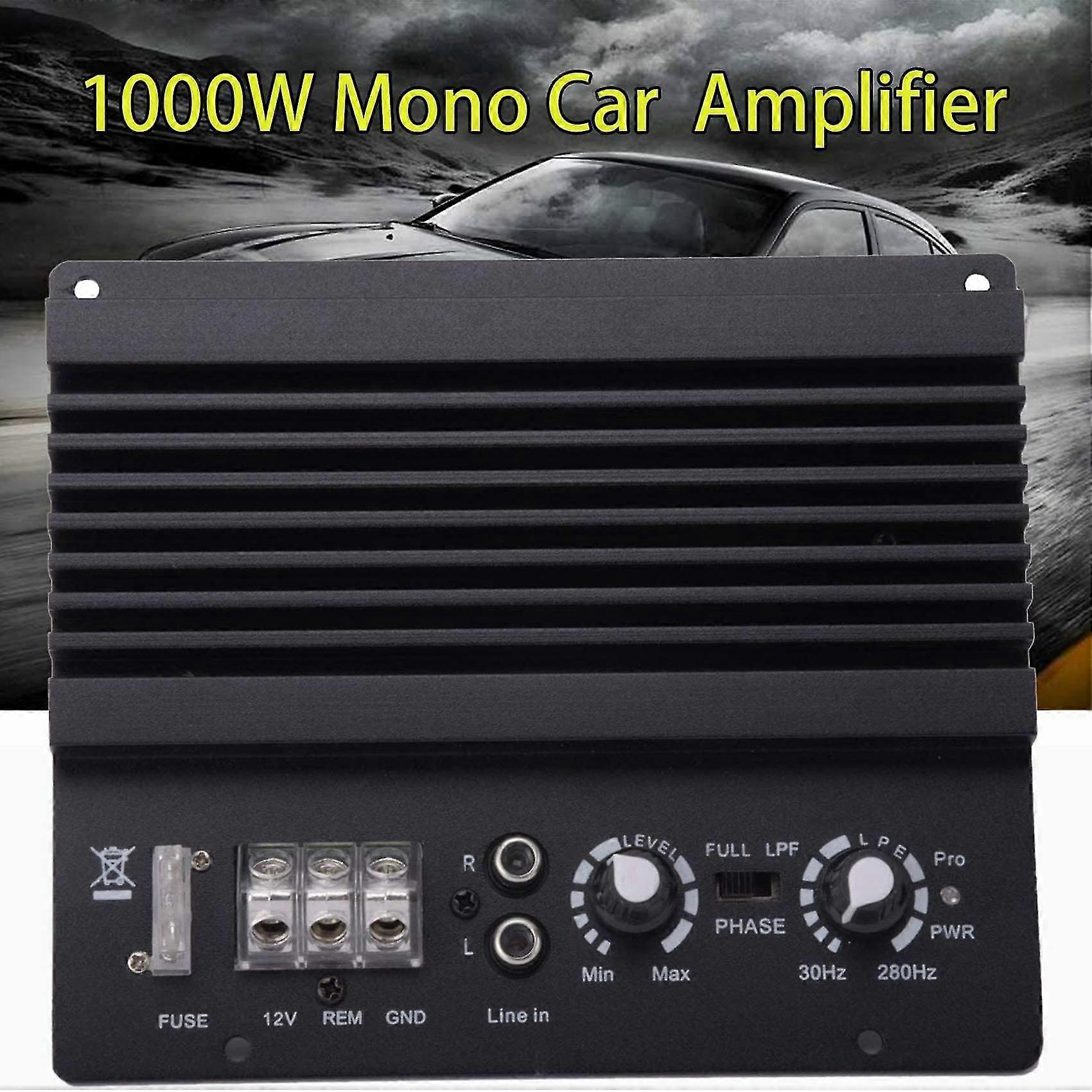 1000w Car Audio High Power Amplifier Amp Board Powerful Bass Sub Woofer ...