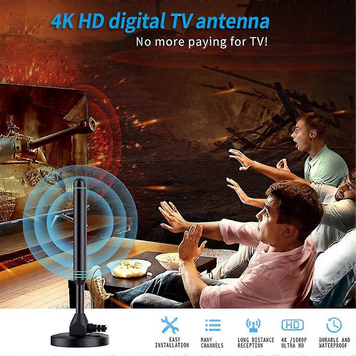 Column High-Definition Digital TV Antenna Indoor and Outdoor Universal ...