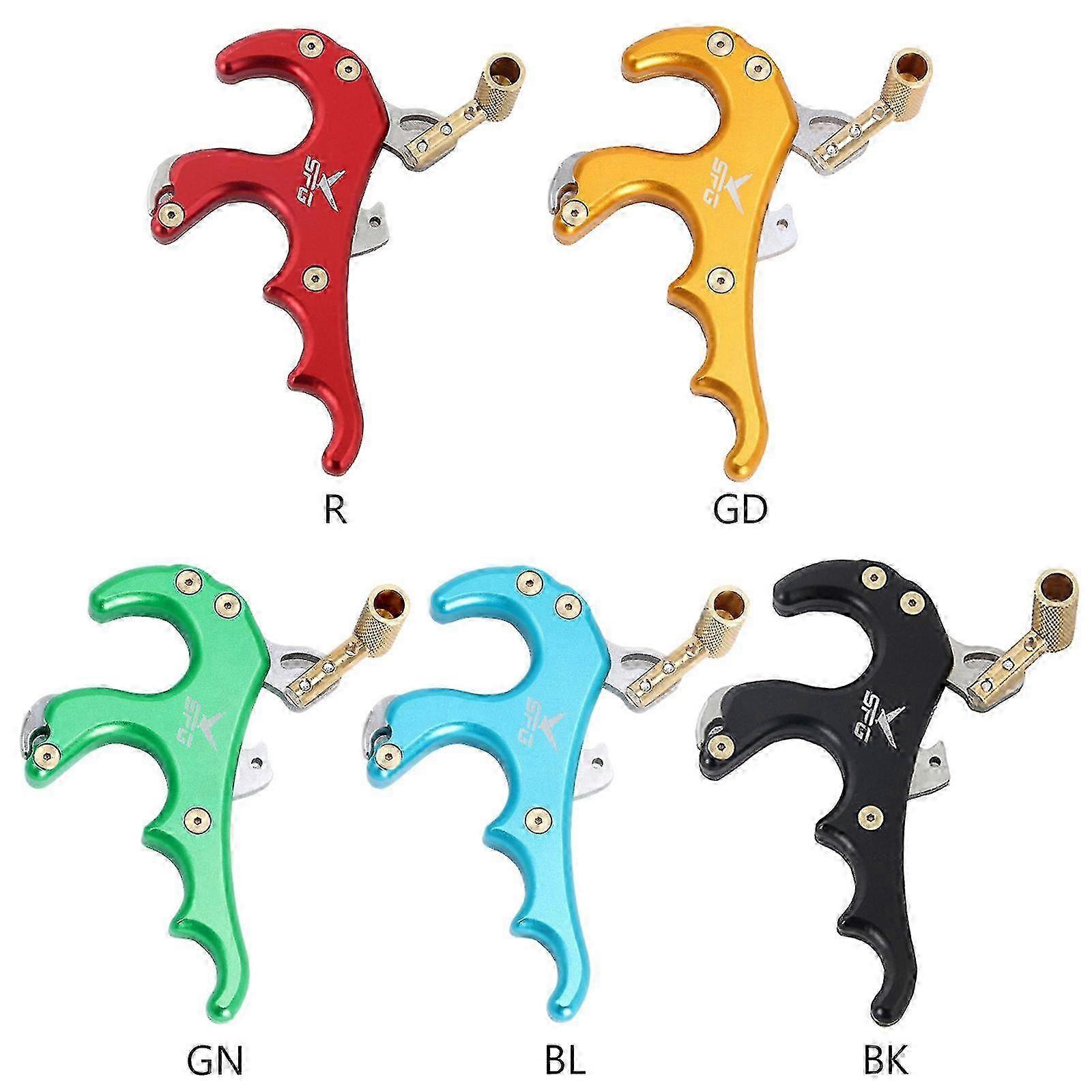 4 Finger Grip Thumb Trigger Release Assistant Compound Bow Archery ...