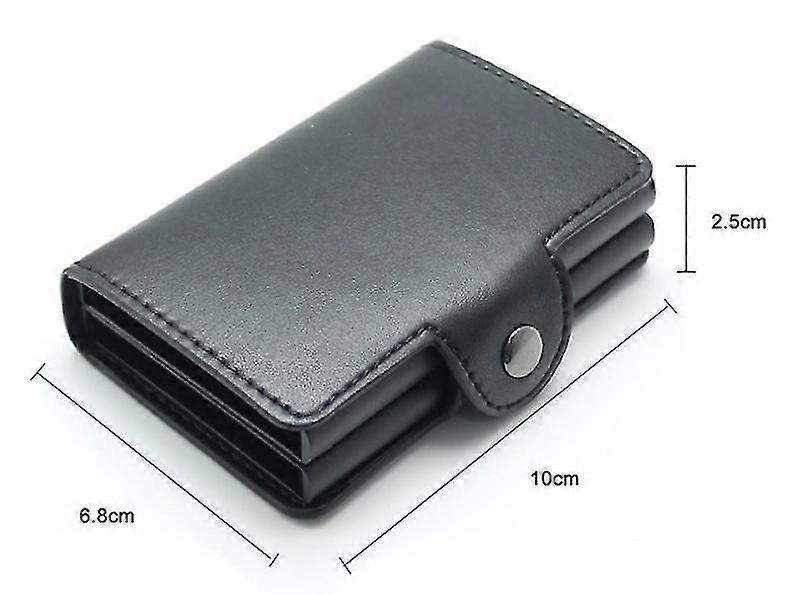 Double Anti-Theft Wallet RFID-NFC Secure POP UP Card Holder | Fruugo UK
