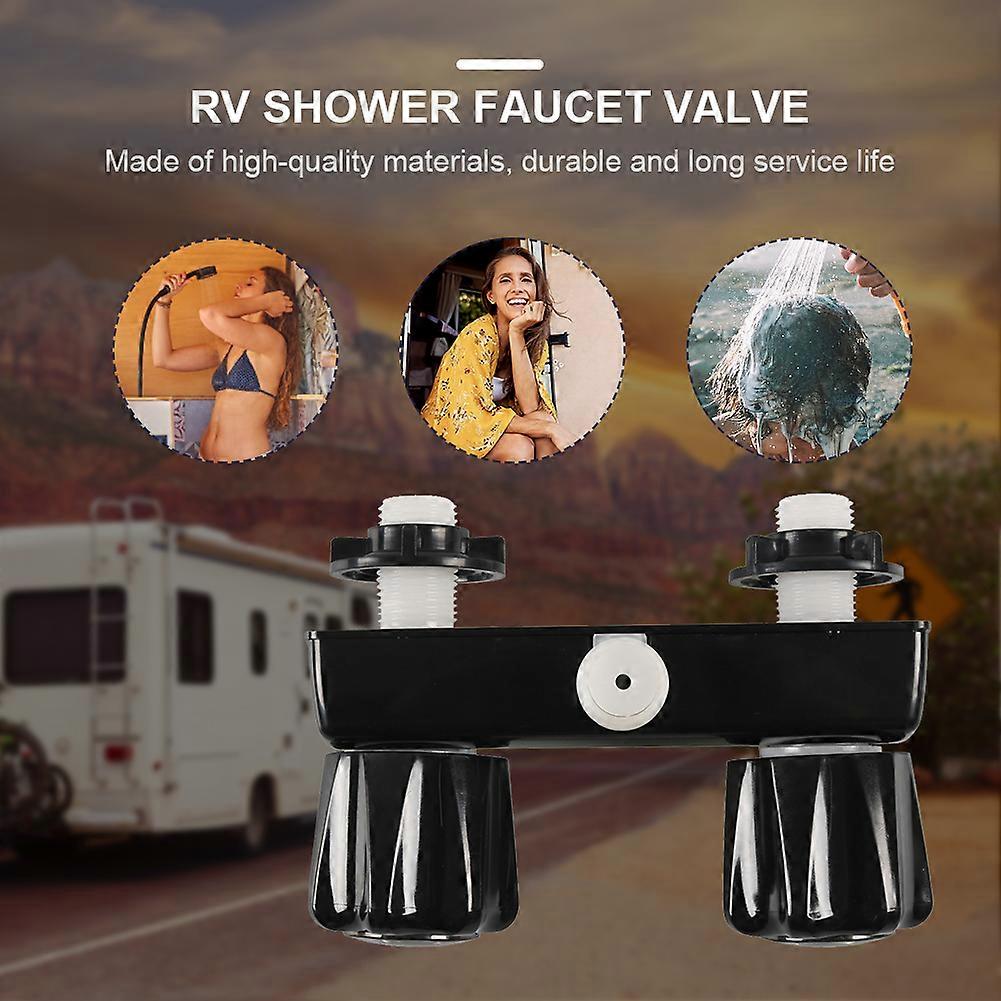Camper Shower Faucet ABS For 2-hole 4 Center For Travel Trailer Camper ...